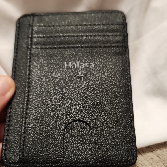 HALARA | Accessories | Halara Black Genuine Leather Card Holder Guc ...
